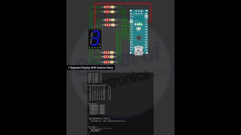 interface 7 segment display with arduino nano youtube