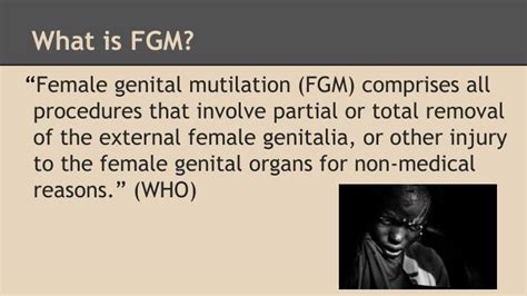 Ppt Female Genital Mutilation Powerpoint Presentation Id2101373