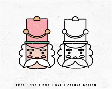 Nutcracker Svg Nutcracker Face Svg Christmas Ballet Svg Cute