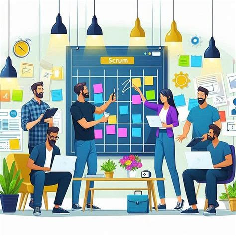 collaborative software team premium ai generated image