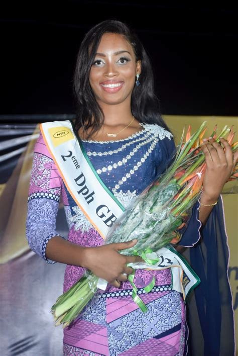 Beauté Mlle Marie Michèle Goré élue Miss Bouaké à Lissue De La