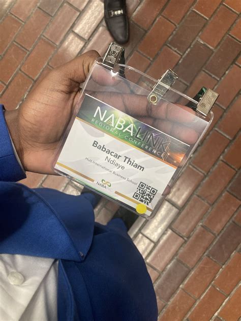 Babacar Thiam Ndiaye On Linkedin As Vice President Of The National Association Of Black