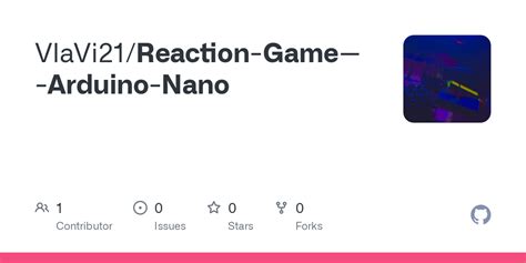 GitHub VlaVi21 Reaction Game Arduino Nano