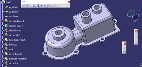 3d Modelling Of Machine Part In Catia Skill Lync