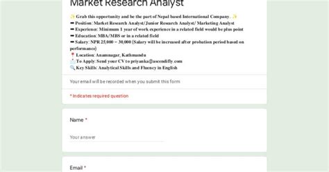 Priyanka Pal On Linkedin Market Research Analyst