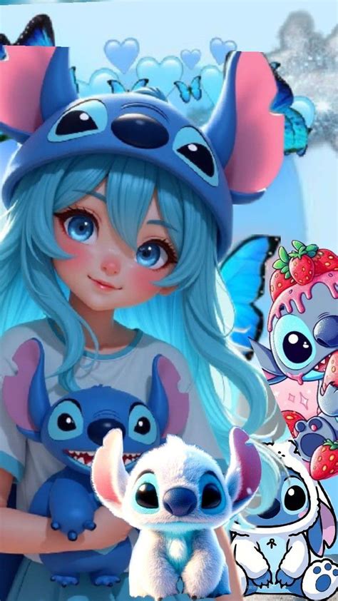 Stitch Stitch Girl Wallpaper Beautiful Girly Images Anime Kawaii