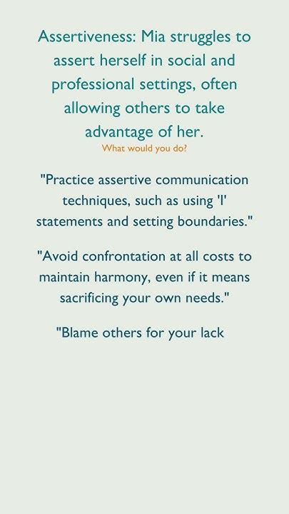 Assertiveness Youtube