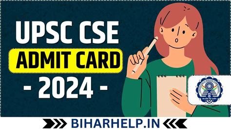 UPSC CSE Admit Card 2024 Released Download Now Civil Services Preliminary Exam Hall Ticket
