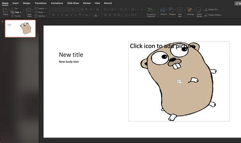 Presentation With An Image From Template Unidoc