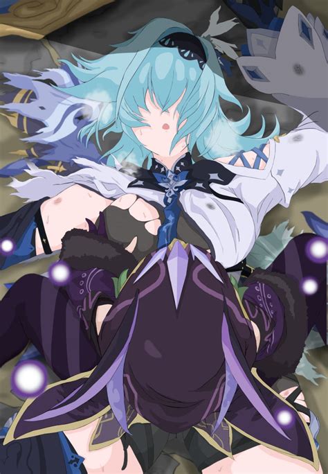 Rule 34 2girls Beaten Blue Hair Breast Breast Grab Bruise Clothed