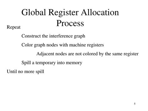 Ppt Register Allocation Powerpoint Presentation Free Download Id