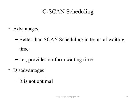 c scan scheduling 50 2 ppt
