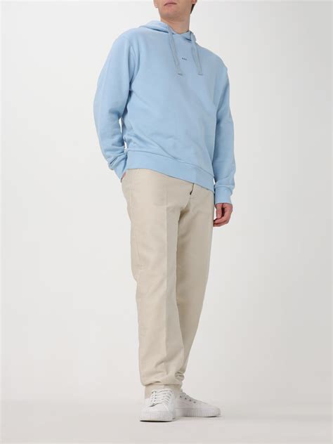 Apc Sweater Men Blue Apc Sweatshirt Cogwqh27622 Online At