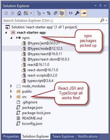 Reactjs How To Debug A React App In Visual Studio Using The Blank Node Js Template