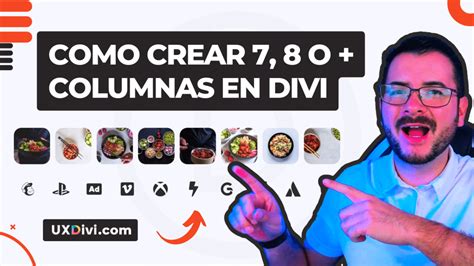 como agregar 7 o más columnas en divi uxdivi