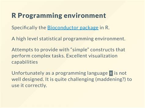 Getting Started With Bioinformatics Data Analysis Speaker Deck
