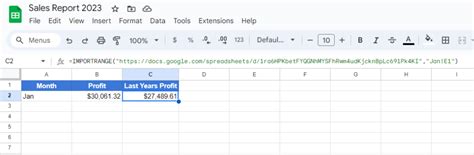 Google Sheets | Reference Cell in Another Sheet
