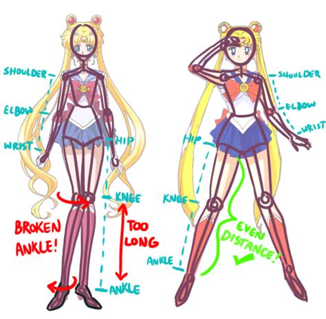 Sailor Moon Crystal Character Designs
