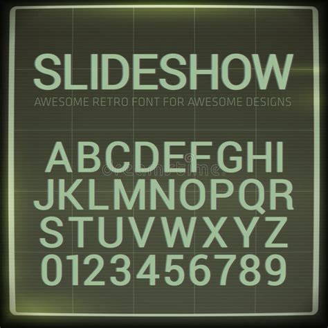 S Retro Font Stock Vector Illustration Of Sign Number