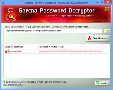Download Garena Password Decryptor V10 Freeware Afterdawn