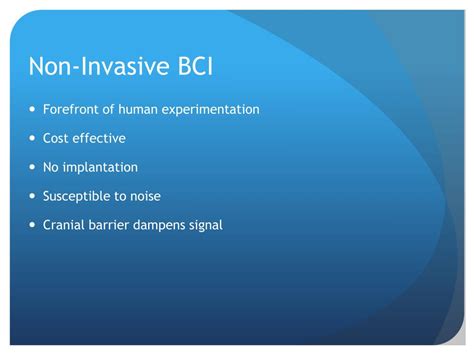 Ppt Non Invasive Bci Powerpoint Presentation Free Download Id3428076