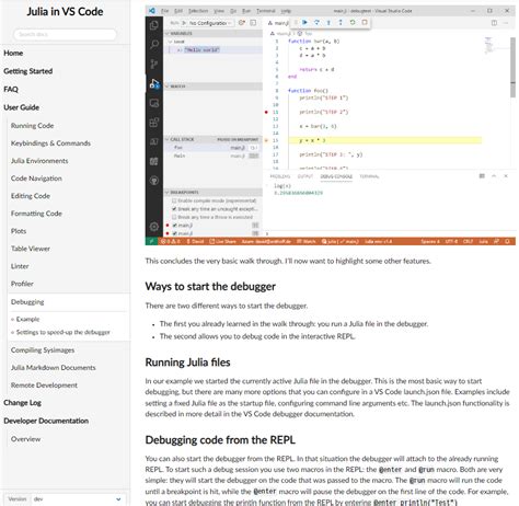Include Headings Level In The Menu On Click Issue Julia Vscode Docs GitHub