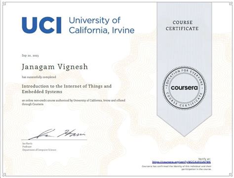 Janagam Vignesh On Linkedin Sruniversity Coursera Embeddedsystems