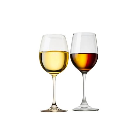 Red And White Wine Glasses 24396773 Png