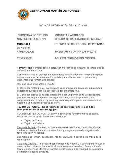 Hoja De Informacion Pdf