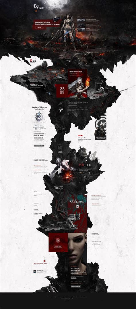 GAME WEB DESIGN on Behance ออกแบบเวบไซต การออกแบบเวบไซต กราฟกดไซน