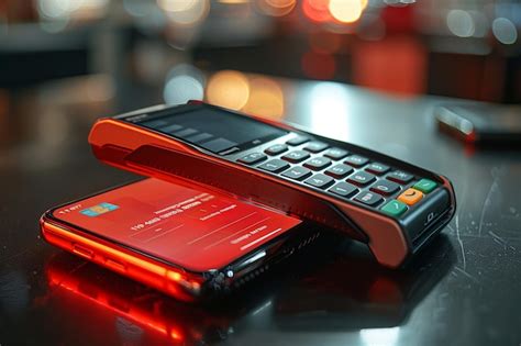 Photo Of A Digital Payment System With Biometric Authentication Premium Ai Generated Image