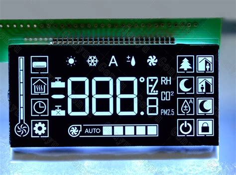 White Backlight Thermostat 7 Segment Panel Black Vatn Va Lcd Monitor