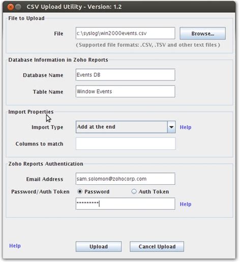 upload tool