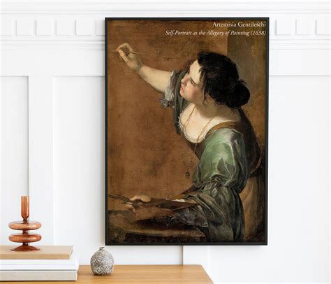 Artemisia Gentileschi Self Portrait As The Allegory Of Limited Edition
