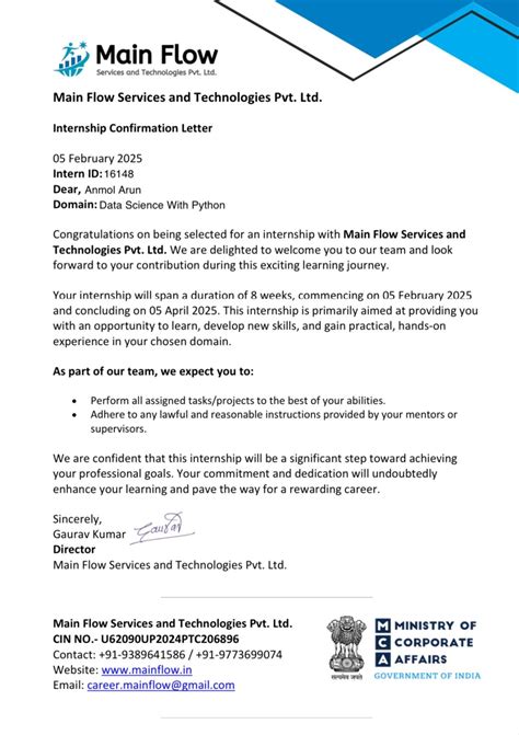 Mainflow Internshipopportunity Datascience Finance Python Analyst