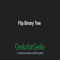 Flip Binary Tree GeeksforGeeks Videos