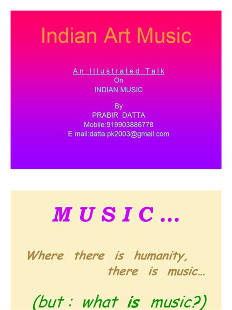Presentation On Indian Classical Music Pdf Musicology Classical