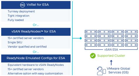 support for readynode emulated configurations in vsan esa vmware