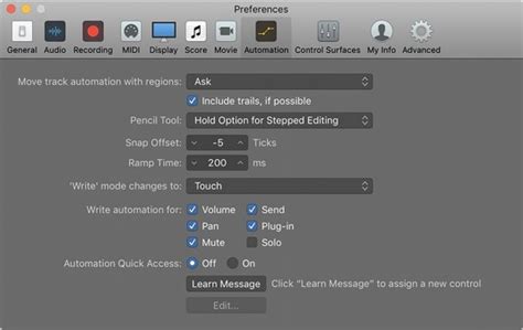 Logic Pro Automation Turning Your Mix Into A Performance Dummies