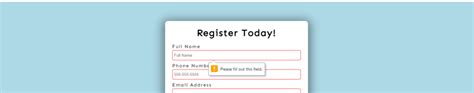 Validating Forms With Pure Vanilla Javascript User Interface Cabal
