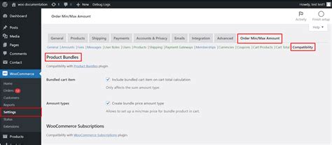 Advanced Features Of The Order Minimummaximum Limits Wpfactory