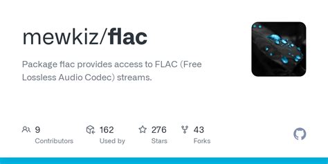 Github Mewkizflac Package Flac Provides Access To Flac Free Lossless Audio Codec Streams