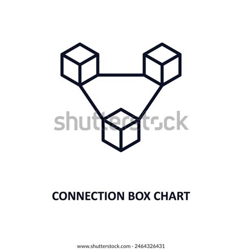Connection Box Chart Outline Icon Thin Stock Vector Royalty Free 2464326431 Shutterstock