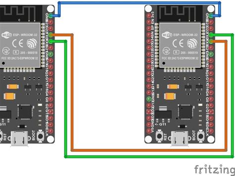 custom uart protocol on esp32