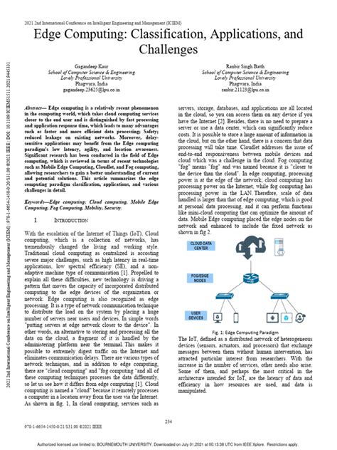 Edgecomputing Pdf Computer Network Cloud Computing