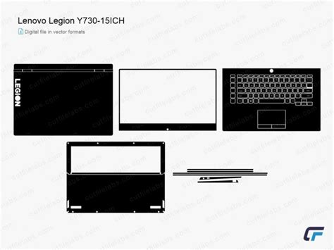Lenovo Legion Y Ich Cut File Template Cutfilelabs