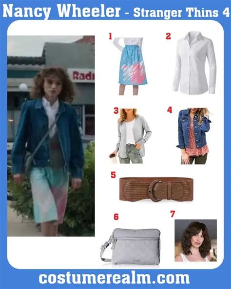 👗 Nancy Wheeler Costume Halloween Guide Costumerealm Stranger