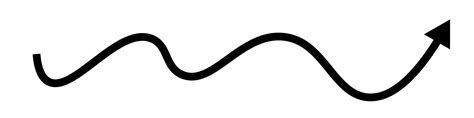 Wavy Arrow Icon Waveform Vector Vector Art At Vecteezy