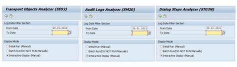 Sap User Log Manager Auditbot Analyze Sap User Activities