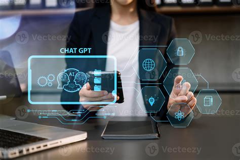 Woman Using Chatbot In Computer And Tablet Smart Intelligence Ai Chat GPT Chat With AI